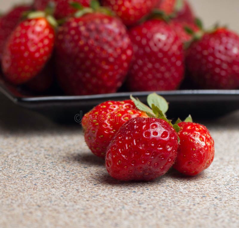 Fresh organic strawberries stock photo. Image of business - 31687240