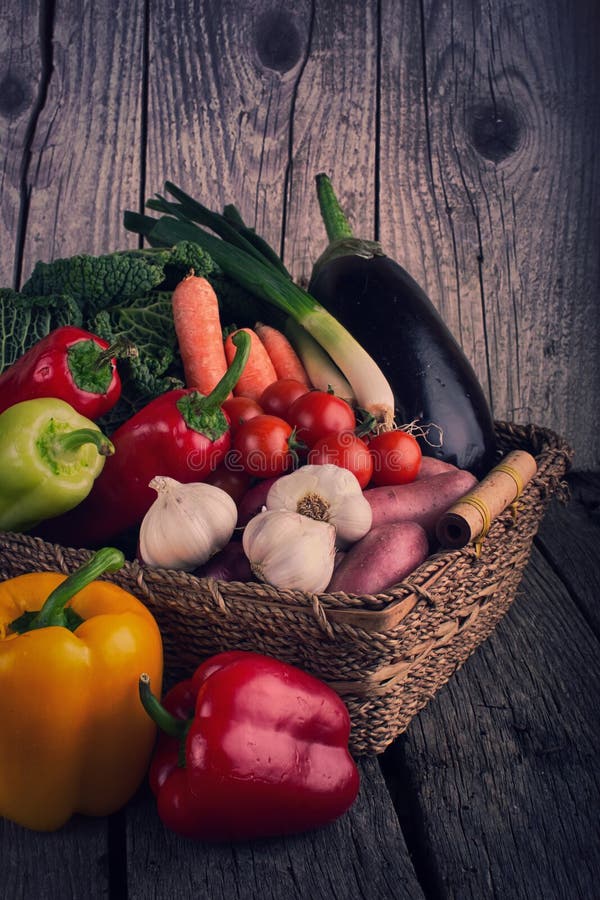 Healthy Eating, Healthy Food, Fresh Vegetarian Food on Table Stock ...