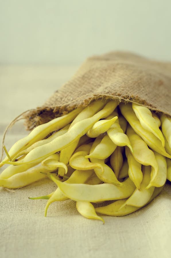 Fresh Organic Yellow Kidney Beans Stock Image - Image of market, white ...