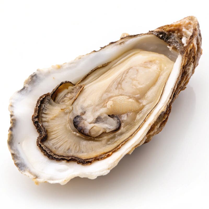 Oyster (Top View stock illustration. Illustration of organic - 365465342