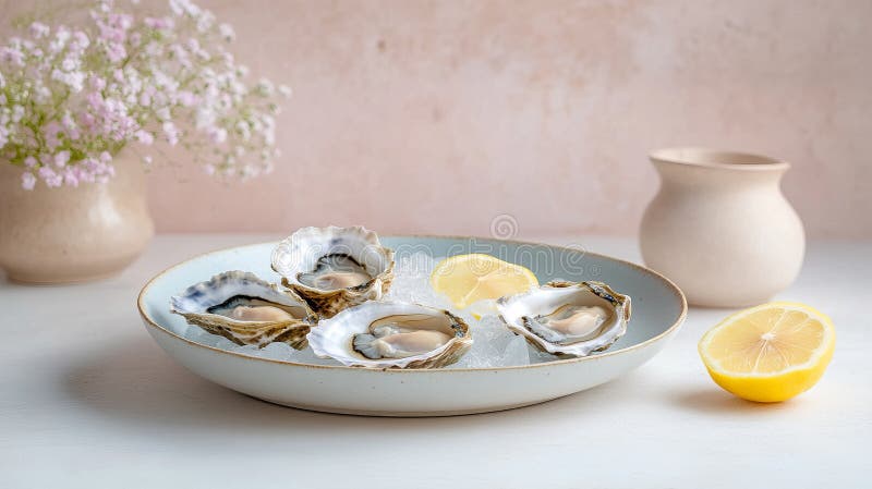 Fresh Oysters with Lemon - a Culinary Delight for a Summer Feast in ...