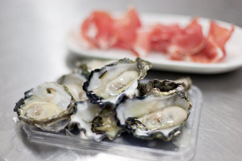 Fresh Oysters stock image. Image of restaurant, ingredients - 20630495