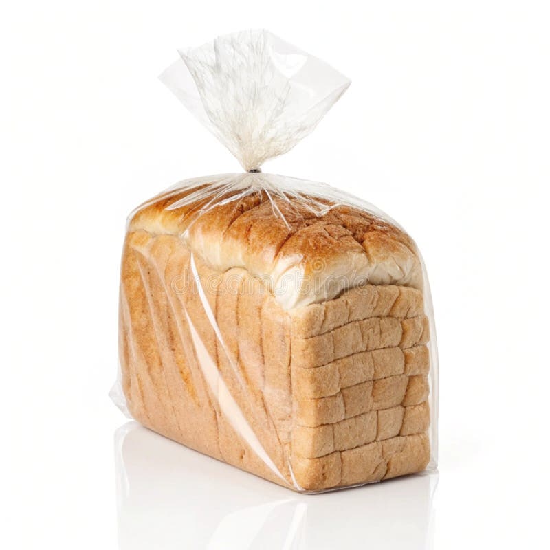 Package of Bread Isolated on White Background Stock Illustration ...