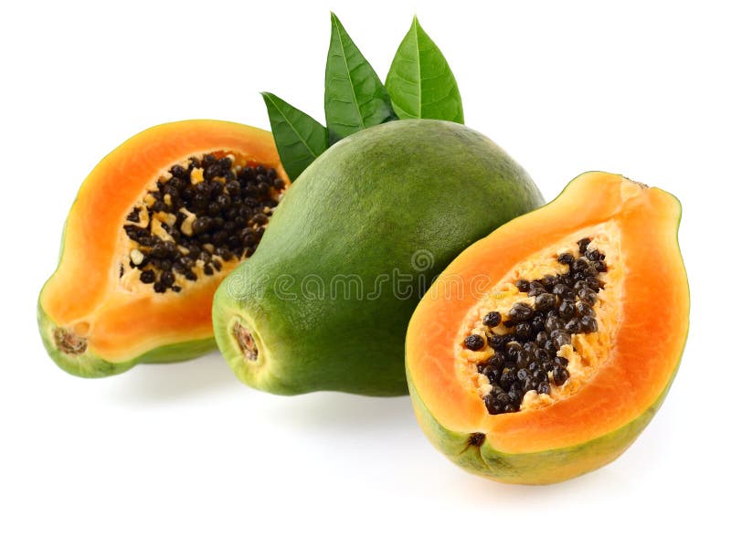 Papaya fruit stock photo. Image of fruit, white, exotic - 49364882