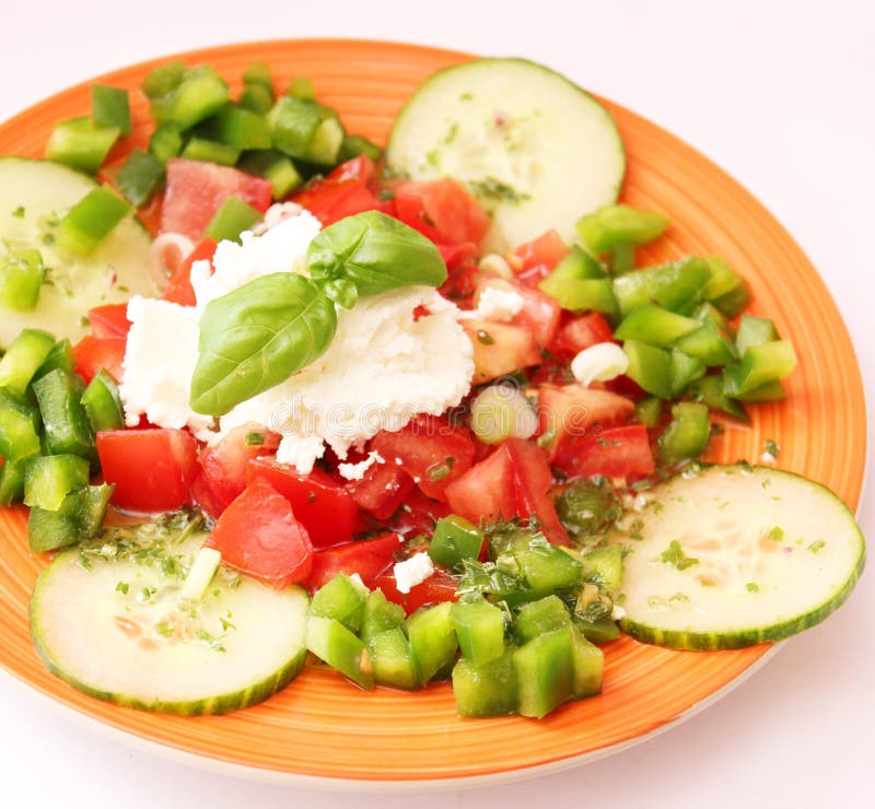 Fresh paprika salad stock photo. Image of dish, chili - 37213572