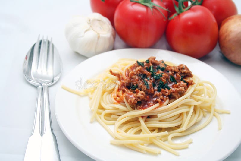 Fresh pasta stock image. Image of meal, culture, tomato - 9207743