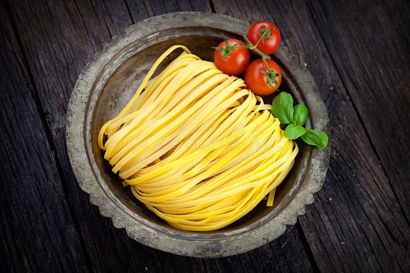 Fresh pasta stock image. Image of meal, italian, baker - 30660673
