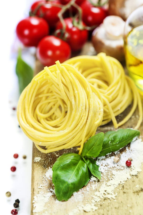 Fresh pasta stock photo. Image of food, uncooked, ingredient - 33568344