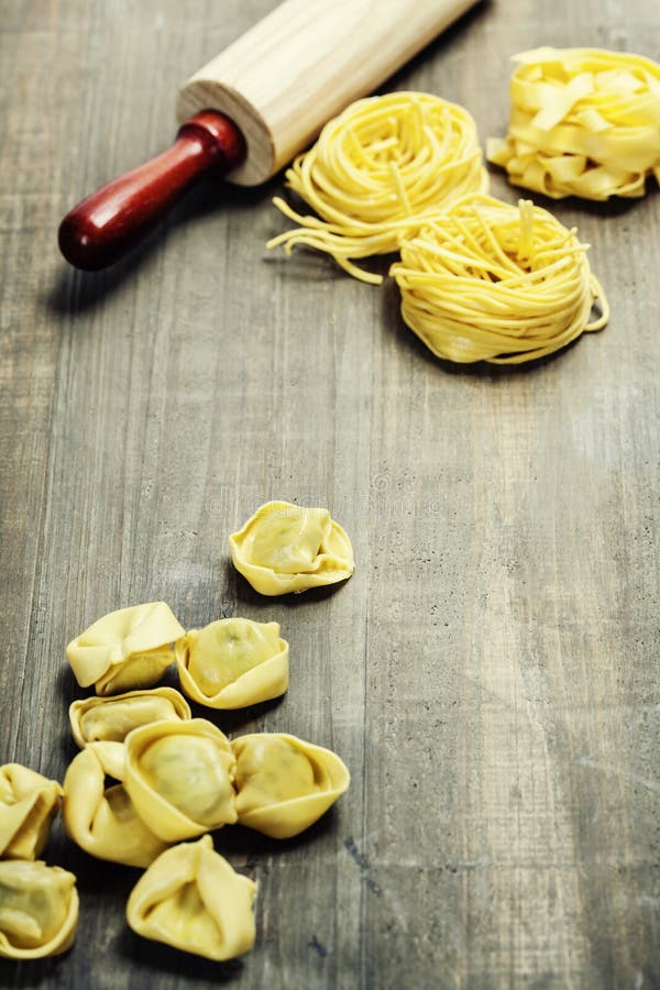 Fresh pasta stock photo. Image of ravioli, tagliatelle - 33568534