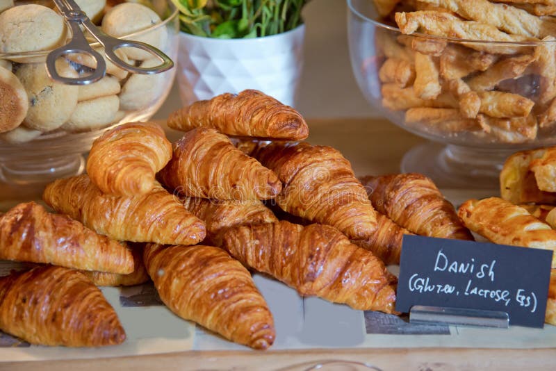 Fresh Pastry, Crispy Morning Croissants, Breakfast in Hotel. Breakfast ...