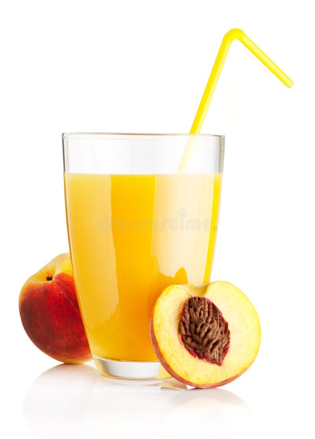 Fresh peach juice stock photo. Image of organic, diet - 33506526