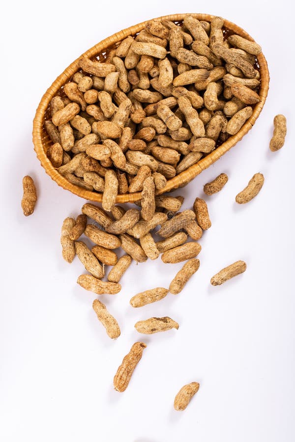 Fresh Raw Peanuts in the Shell Sold at Market Stock Image - Image of ...
