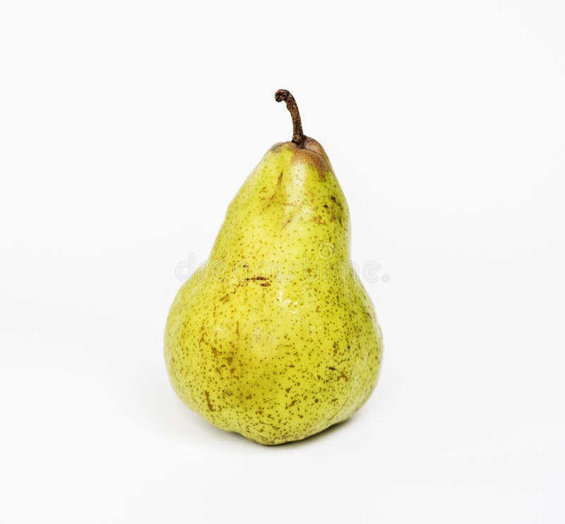 Fresh pear on white stock image. Image of food, background - 97129983