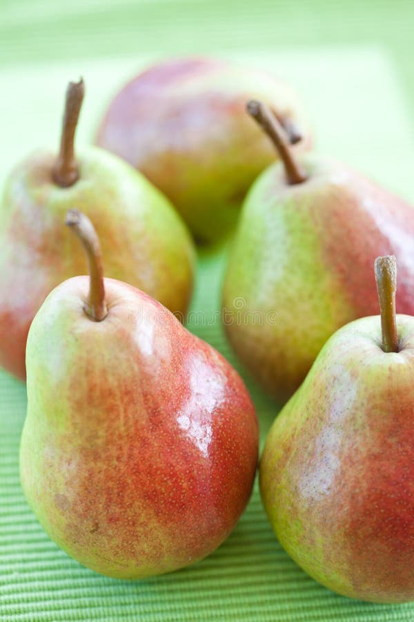 Fresh pears stock photo. Image of pears, ripe, napkin - 26666116