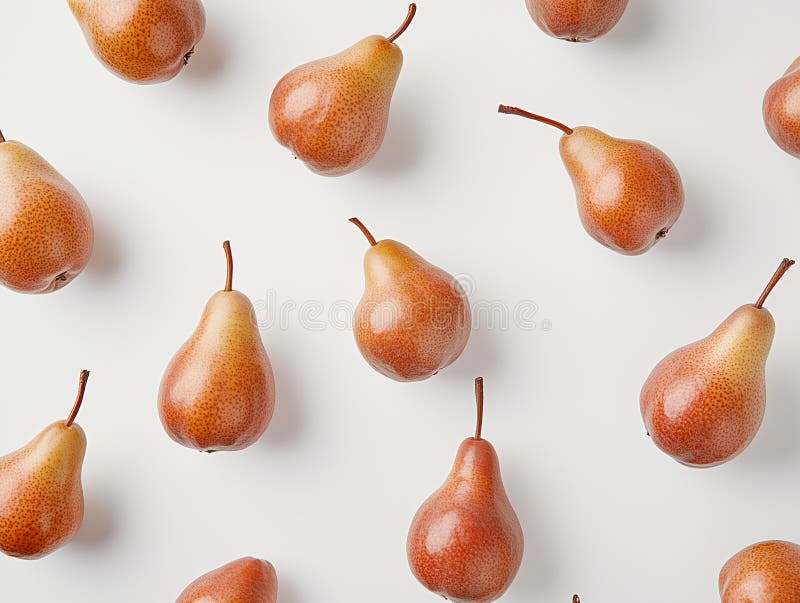 Fresh Pears Flying Around To the Water, Refreshing, Healthy. Stock ...