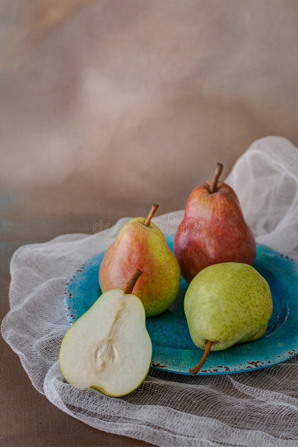 Fresh Pears stock image. Image of autumn, closeup, juicy - 99335411