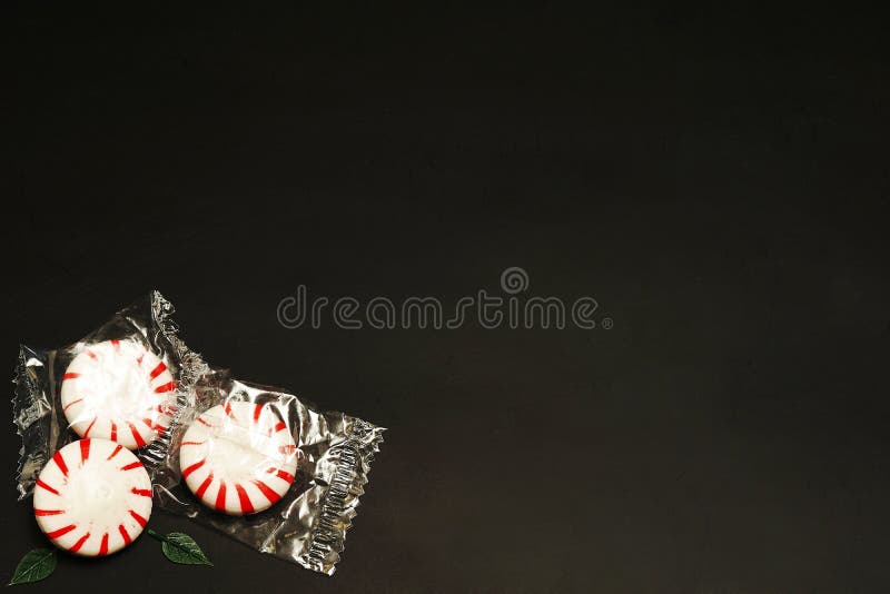 Fresh Peppermint Candy Stacked Hard Candy Stock Image - Image of batch ...