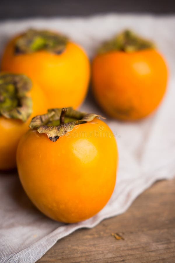 Fresh persimmon fruit stock photo. Image of orange, exotic - 83798580