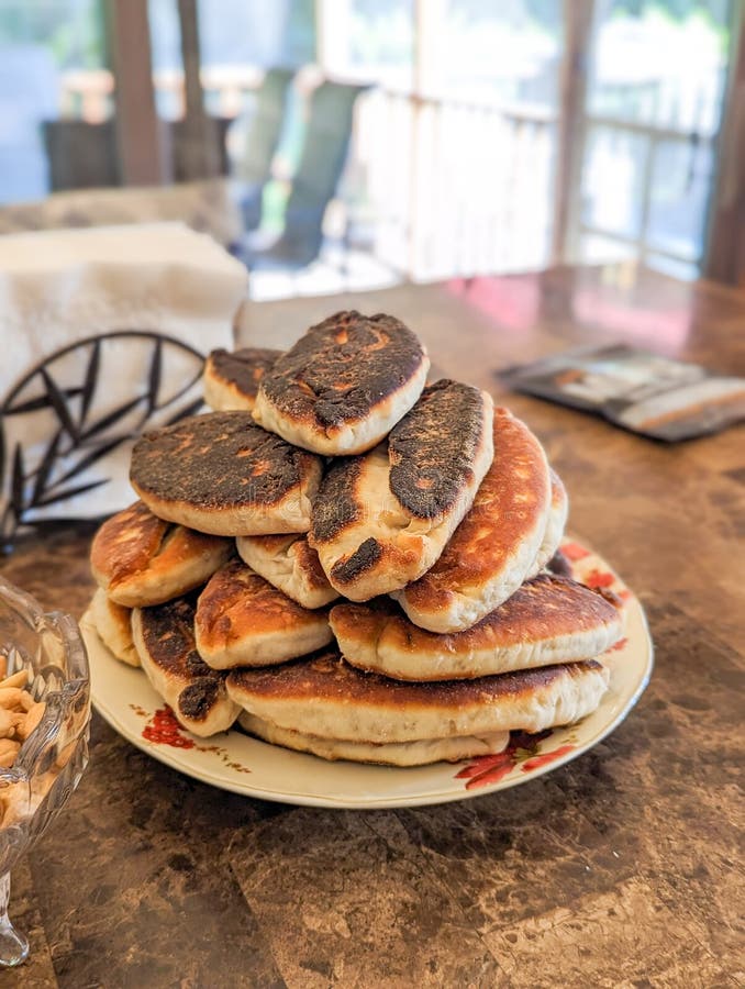 Fresh Pierogi for Snack Made at Home Stock Image - Image of eggs, hands ...