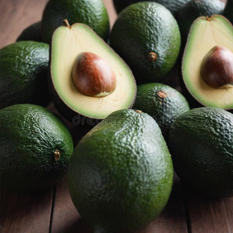 A Fresh Pile of Avocados Ready for Your Recipe Stock Photo - Image of ...
