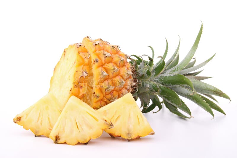 Fresh pineapple stock photo. Image of slice, juice, ripe - 26961436