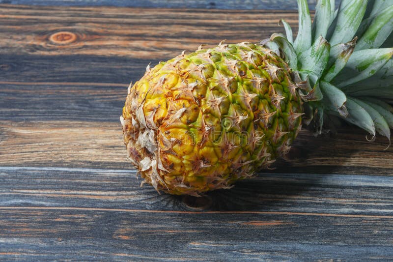 Fresh Pineapple Fruit As a Still Life, Close-up and Detailed View Stock ...