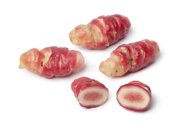 Pink Oca Tubers stock image. Image of fresh, market, pink - 32673021