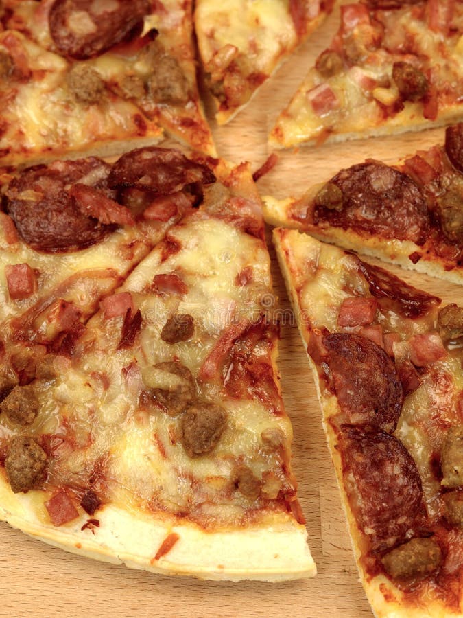 Fresh Pizza stock image. Image of mushroom, hungry, dough - 14522983