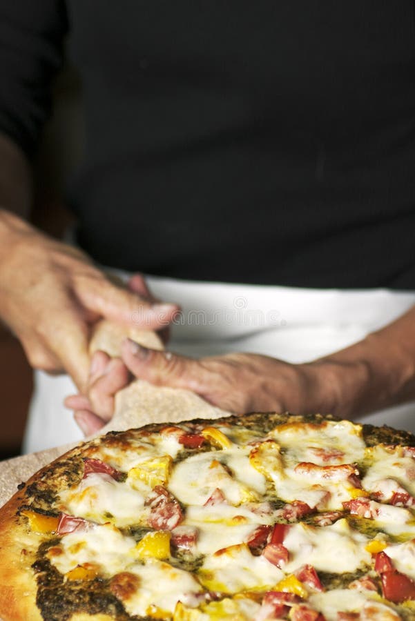 Fresh Pizza stock photo. Image of baker, meal, italian - 20971364