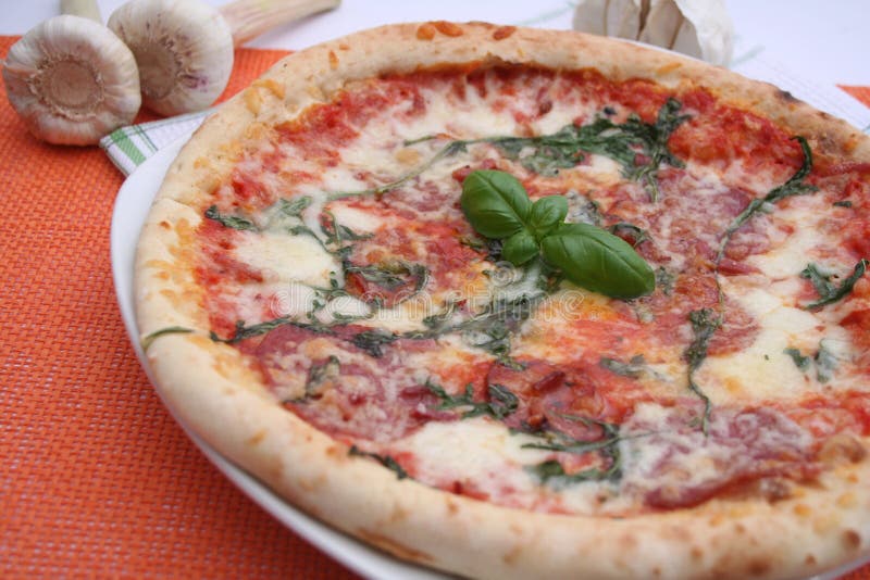 Fresh pizza stock image. Image of pizza, cheese, dinner - 37541757