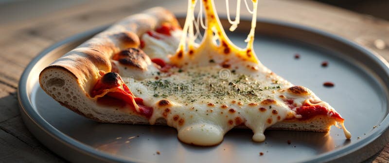 Fresh Pizza Slice Molten Cheese Splash Stock Photos - Free & Royalty ...