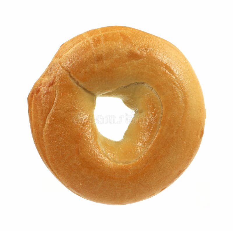 Fresh plain bagel stock image. Image of healthy, breakfast - 12130993