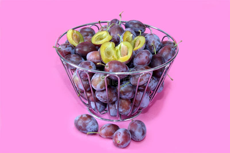 Fresh plums stock photo. Image of healthy, summer, delicacy - 11740878