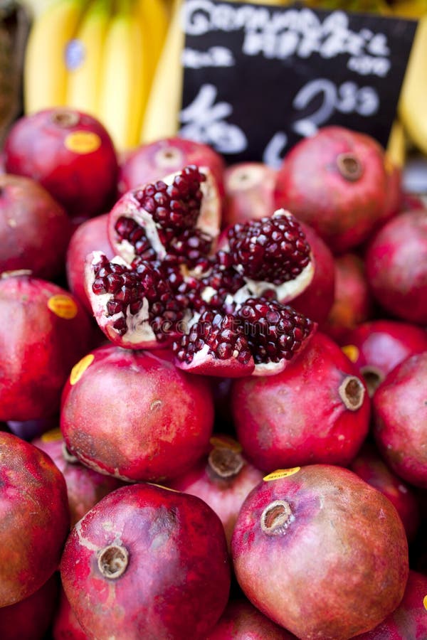 Fresh pomegranate stock image. Image of pomegranate, tasty - 19850155