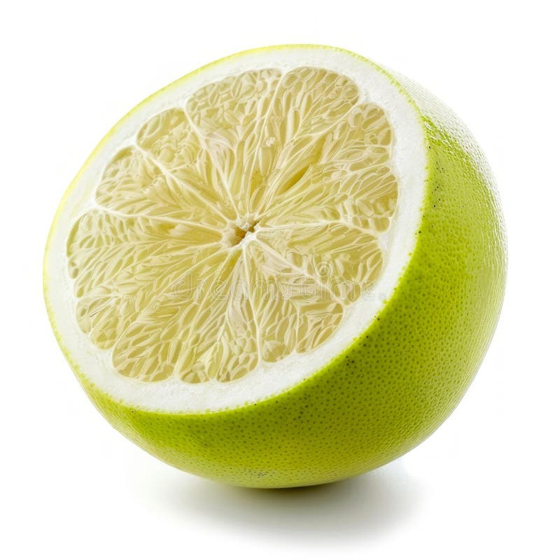 Fresh Pomelo Isolated on White Background. Generative Ai Stock ...