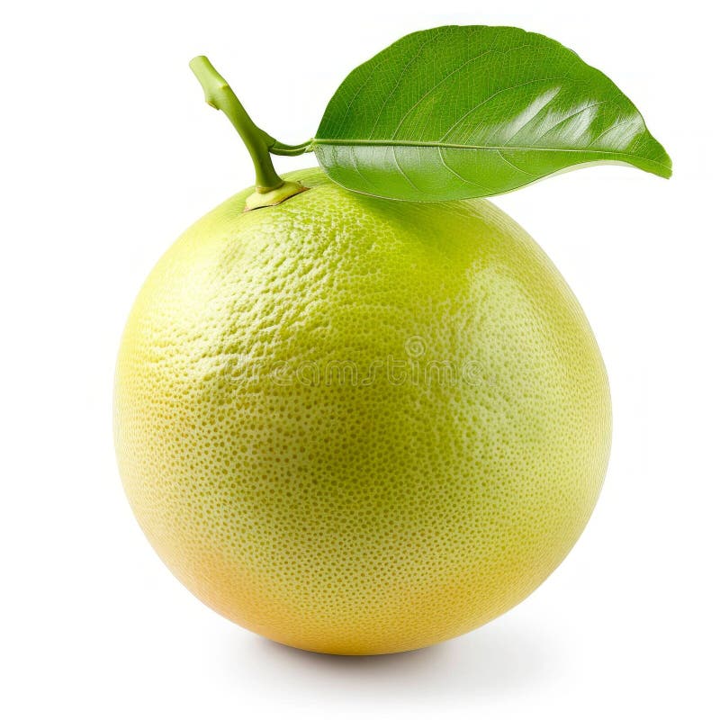 Fresh Pomelo Isolated on White Background. Generative Ai Stock ...