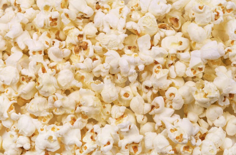 Fresh Popcorn Close Up. Background of Popcorn Flakes. Stock Image ...