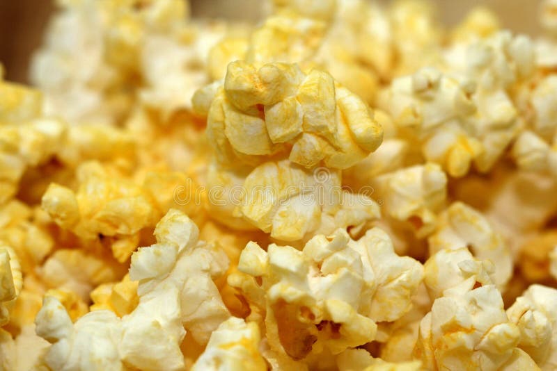 Fresh popcorn close up stock photo. Image of colors, fast - 54244420