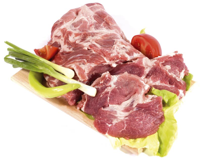 Fresh pork chops stock image. Image of fillet, barbecue - 32071081
