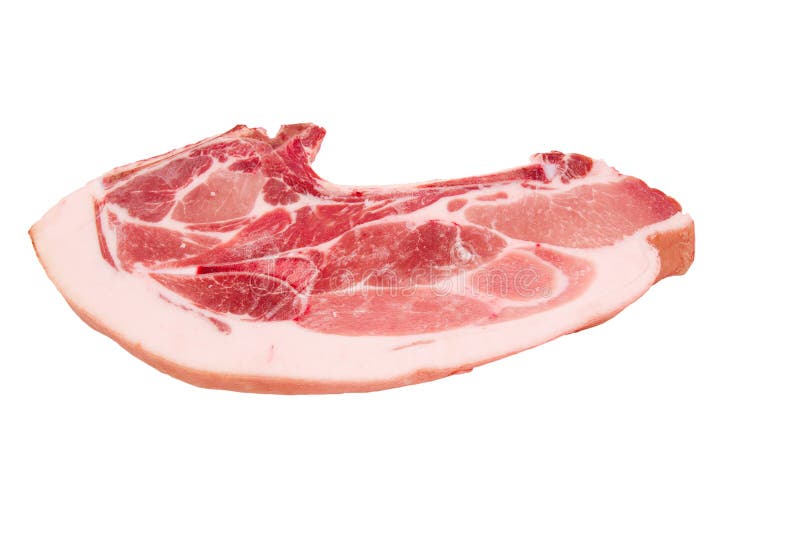 Pork Chuck Dice, on a Stone Plate Stock Photo - Image of beef, roast ...