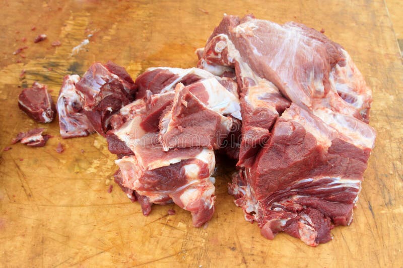 Fresh pork stock image. Image of meat, tendon, healthy - 378832901