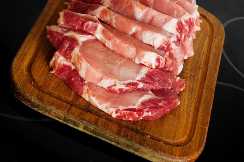 Fresh pork meat stock image. Image of freshness, preparation - 25530769