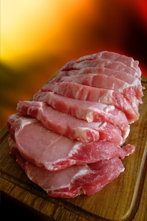 Fresh pork meat stock photo. Image of cutlet, group, meat - 25530976