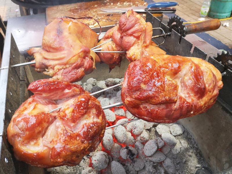 Fresh pork meat. stock photo. Image of background, plate - 123454302