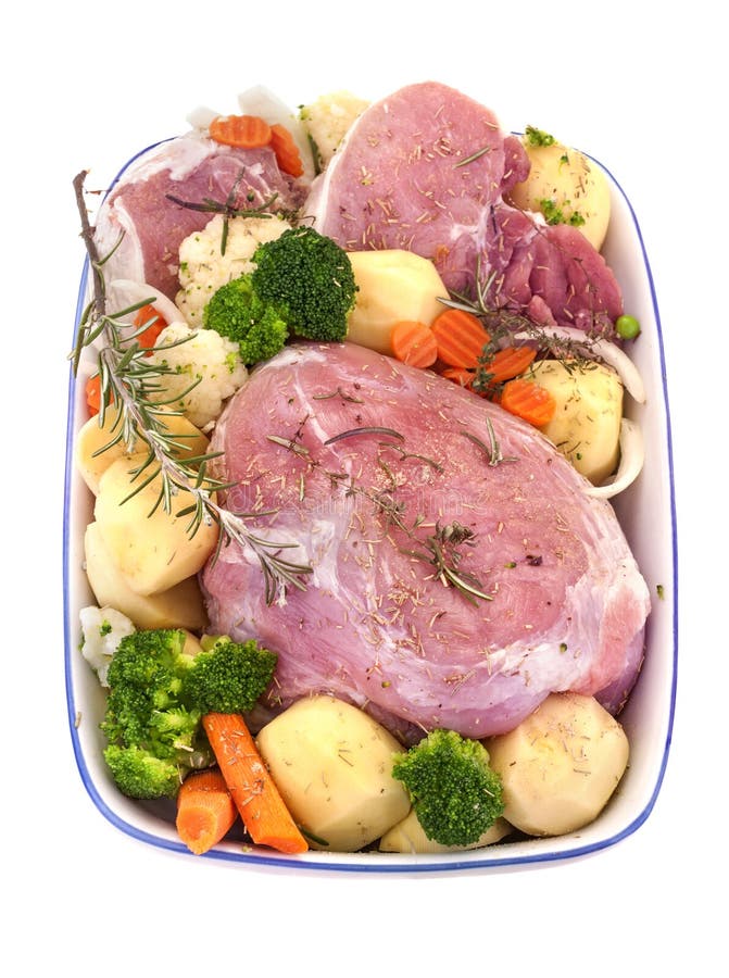 Fresh pork meat stock photo. Image of diet, meat, garnish - 35964922