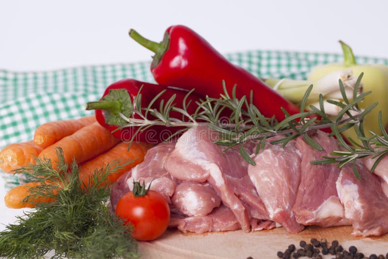 Fresh pork meat stock image. Image of sliced, barbecue - 84516145