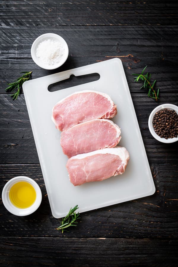 Fresh pork raw stock photo. Image of food, fresh, butchery - 156311892