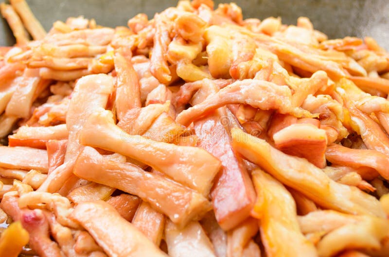 Fresh Pork Skin stock photo. Image of junkfood, leather - 41057604