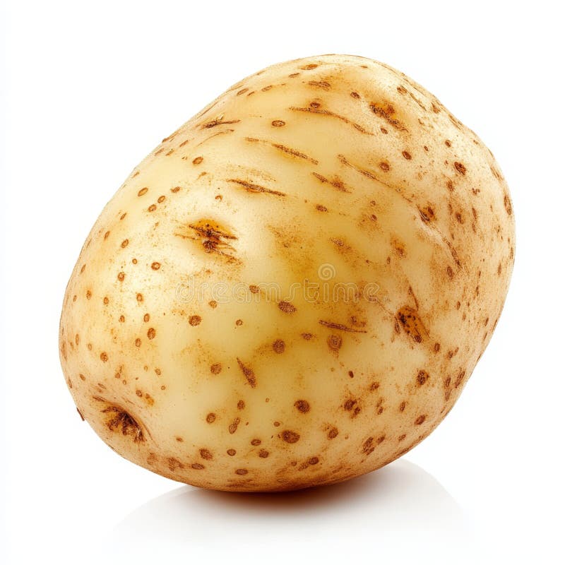 Fresh Potato Isolated on a White Background Showcasing Its Natural ...