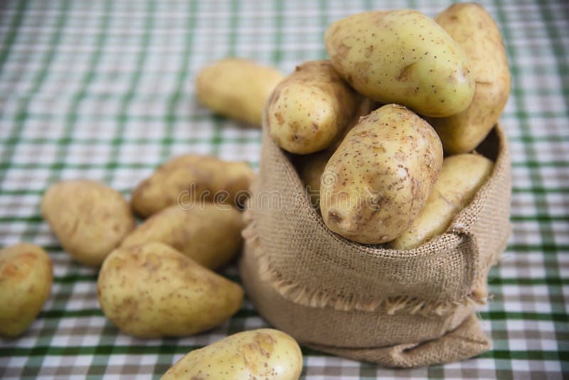 Fresh Potato in Kitchen Ready To Be Cooked Stock Photo - Image of ...